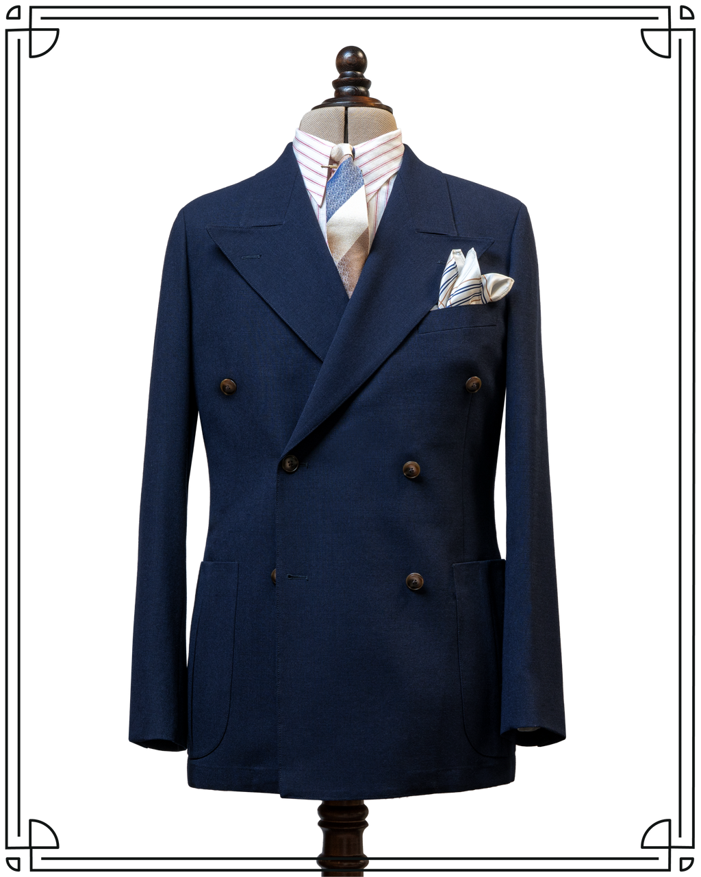 Navy Wool Twist King Cole DB Jacket – Cathcart