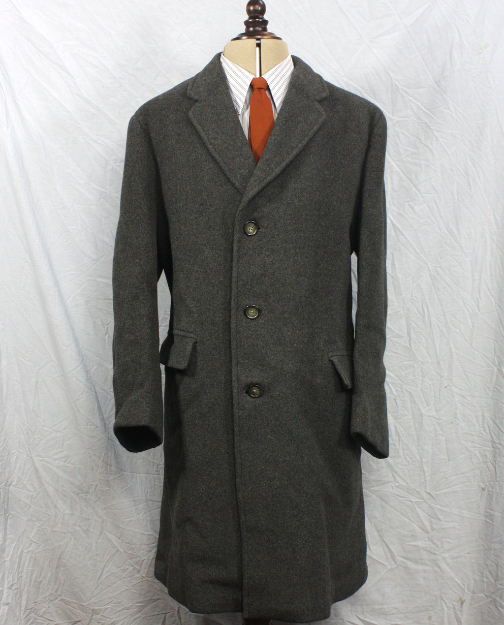 Vintage British Overcoat (1940s) SL-BF37 – Cathcart