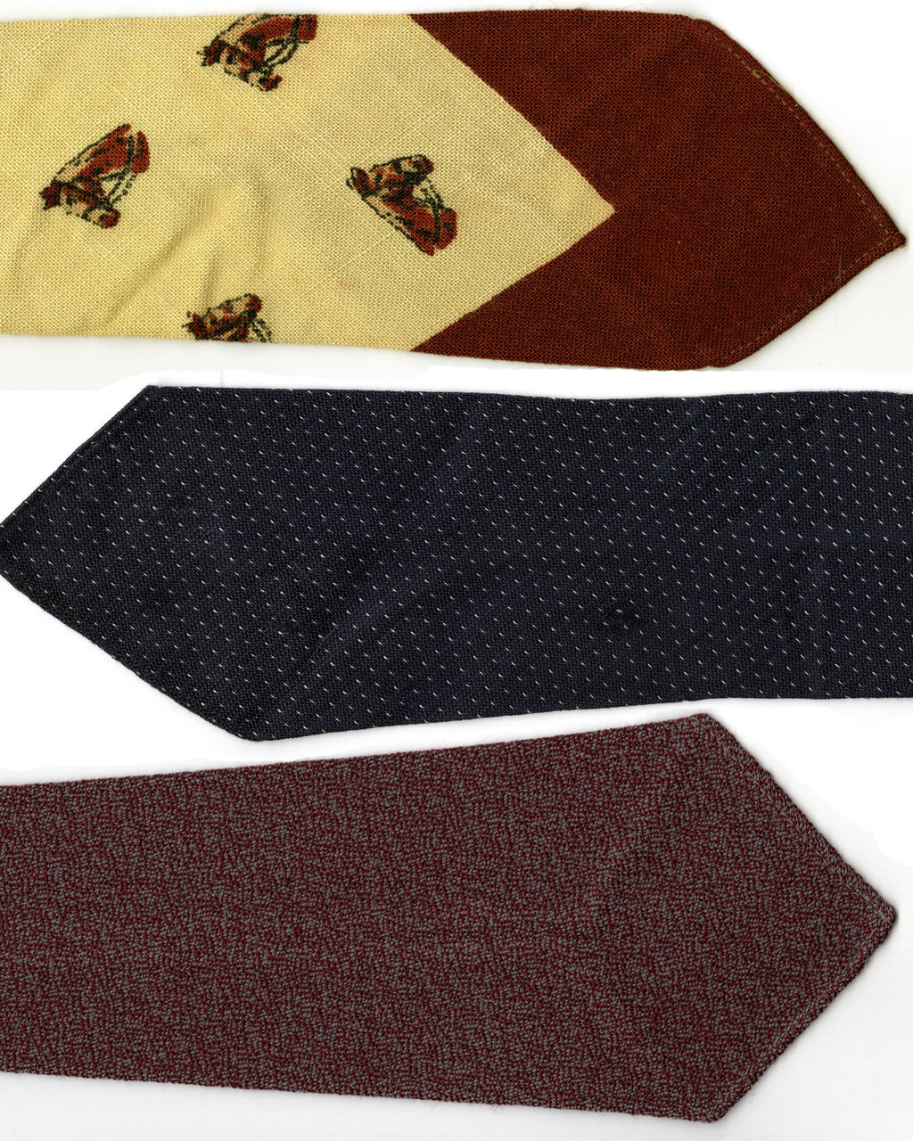 Vintage British Ties x3 SL – T36 – Cathcart